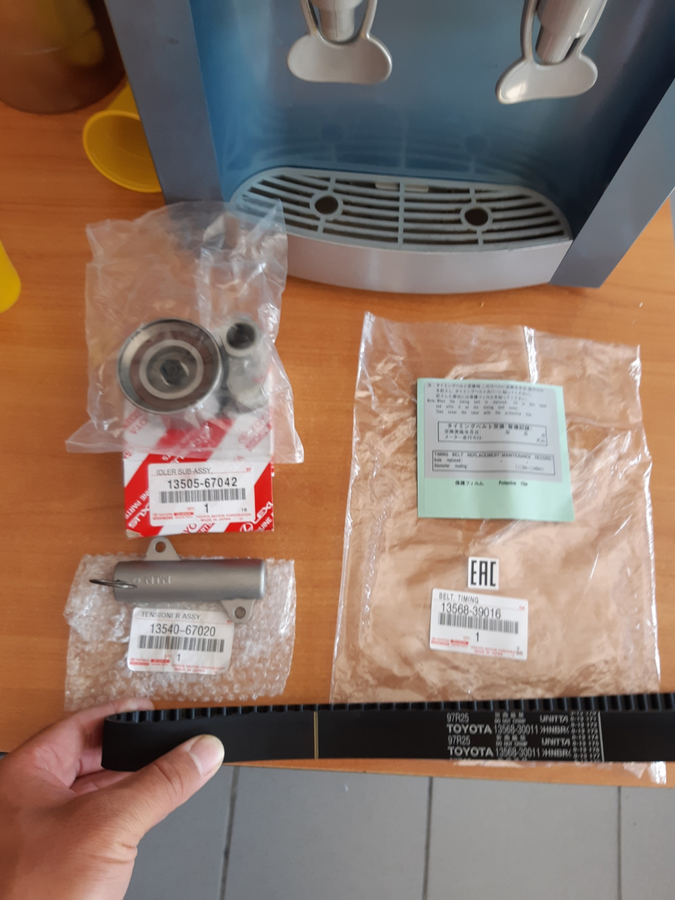 Замена ремня ГРМ, ролика, натяжителя. — Toyota Land Cruiser Prado 150 ...