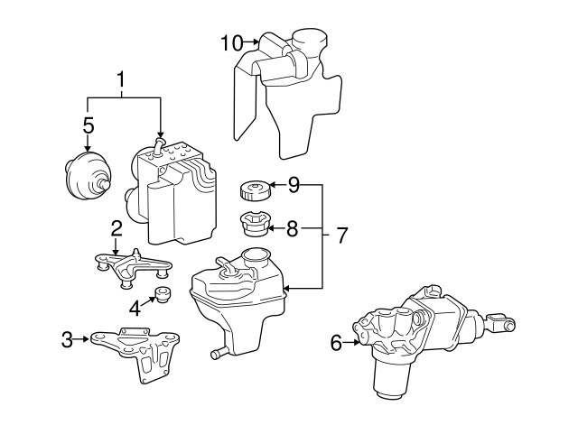 A0054319612 ГИДРОАГРЕГАТ, ТОРМОЗНАЯ СИСТЕМА Mercedes | Запчасти на DRIVE2
