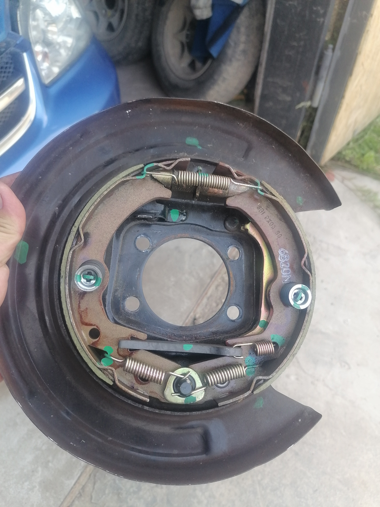 Задние тормоза — Chevrolet Lacetti SW, 1,6 л, 2007 года | своими руками ...