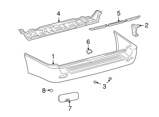 5216760030 КРОНШТЕЙН БАМПЕРА TOYOTA LEXUS | Запчасти на DRIVE2