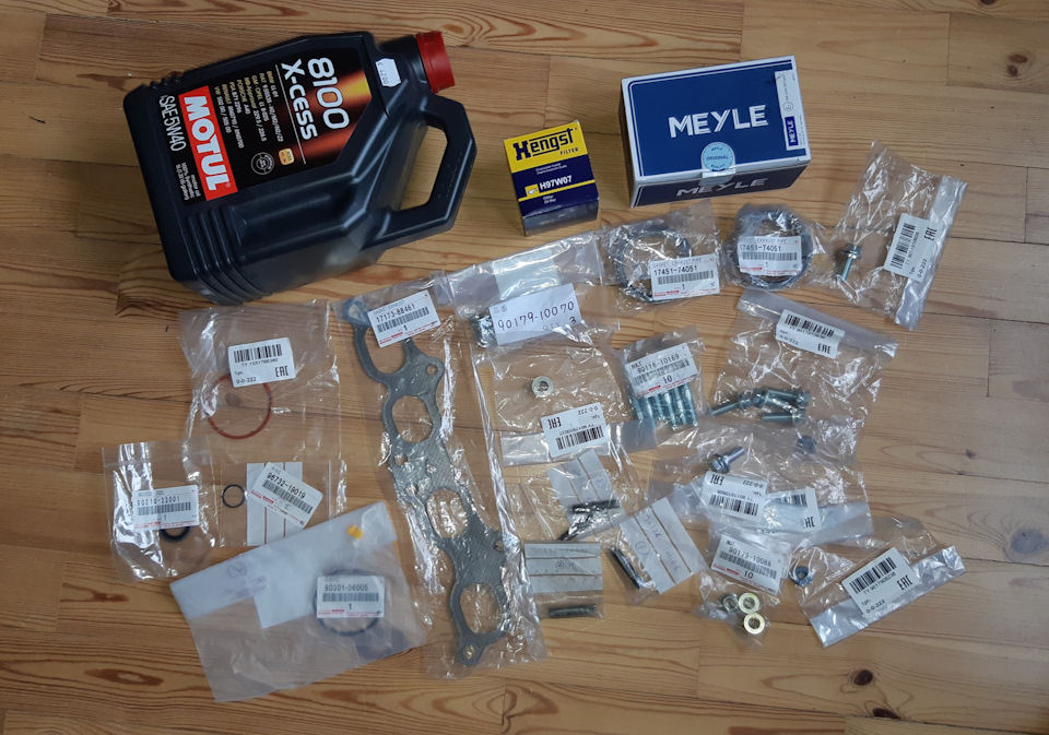 #44 — Маслоохладитель, тормоза и масло — Toyota Celica (200), 2 л, 1997 ...