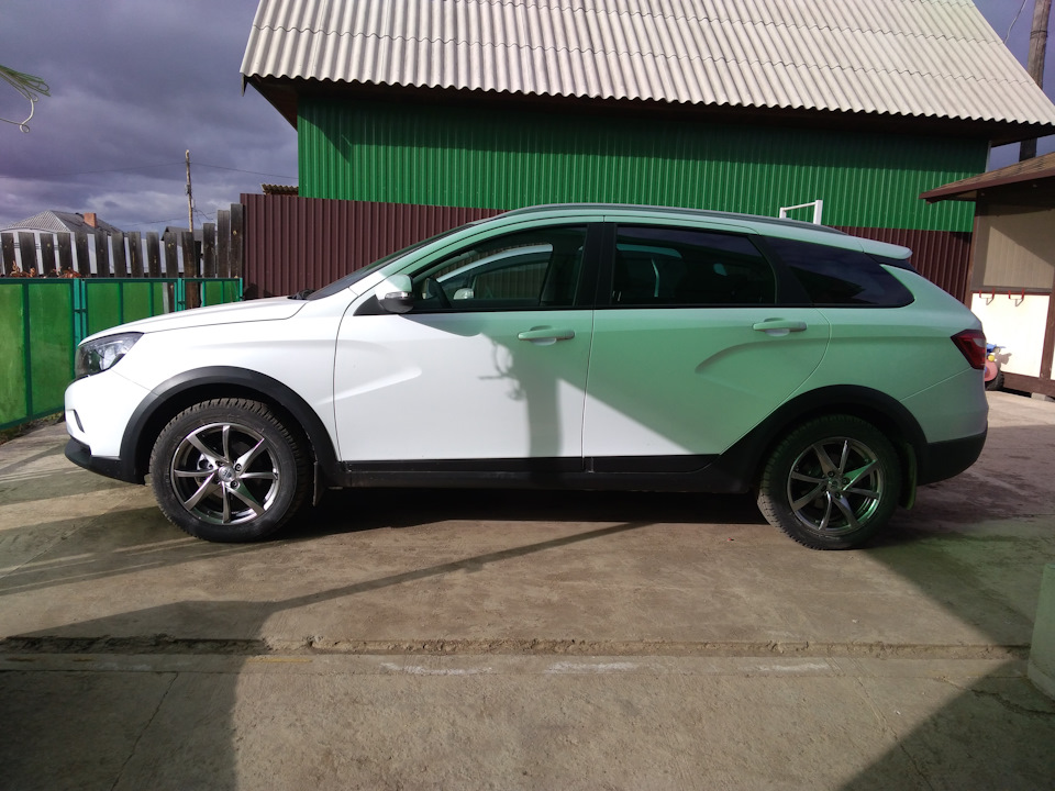 Зима холода не загорами. — Lada Vesta SW Cross (1G), 1,8 л, 2018 года ...