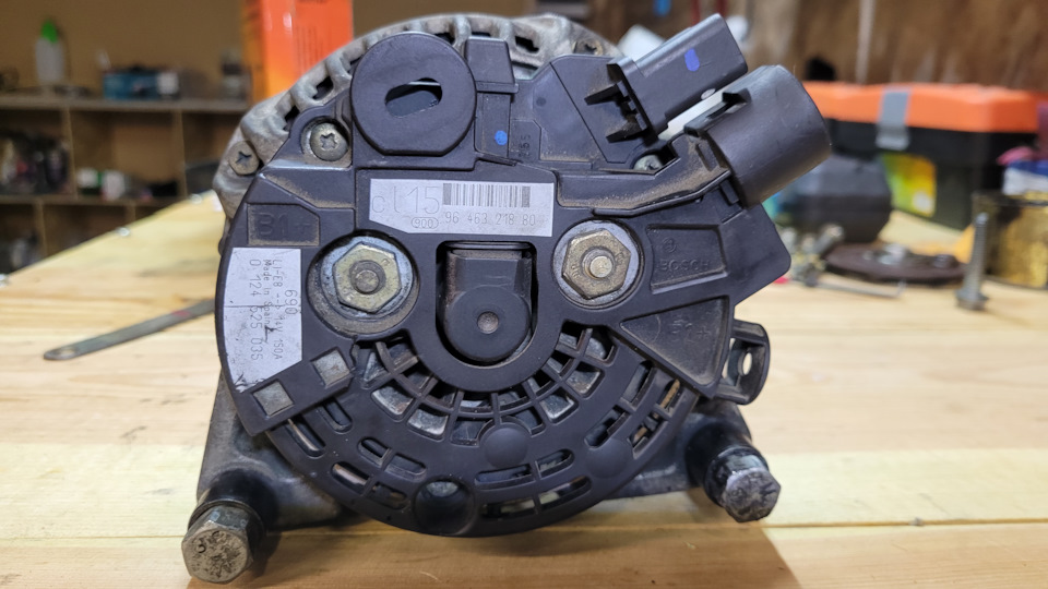 Крупное ТО генератора Bosch 96 463 218 80 (150A). Замена обгонной муфты ...