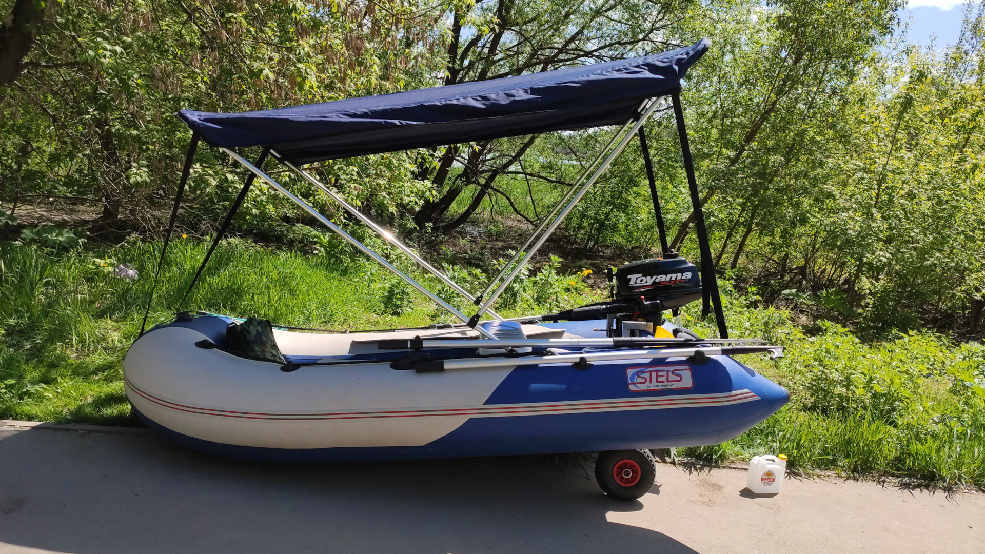 Апгрейд лодки Тент-крыша для лодки Стелс 275 — DRIVE2