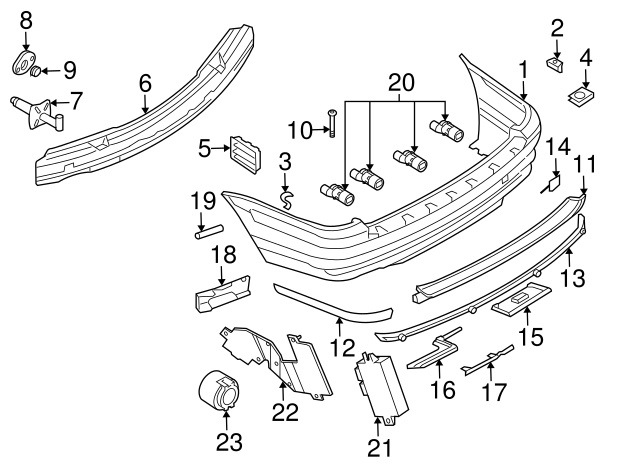 23148372833 Продаваемая на метры защитная окантовка BMW | Запчасти на ...