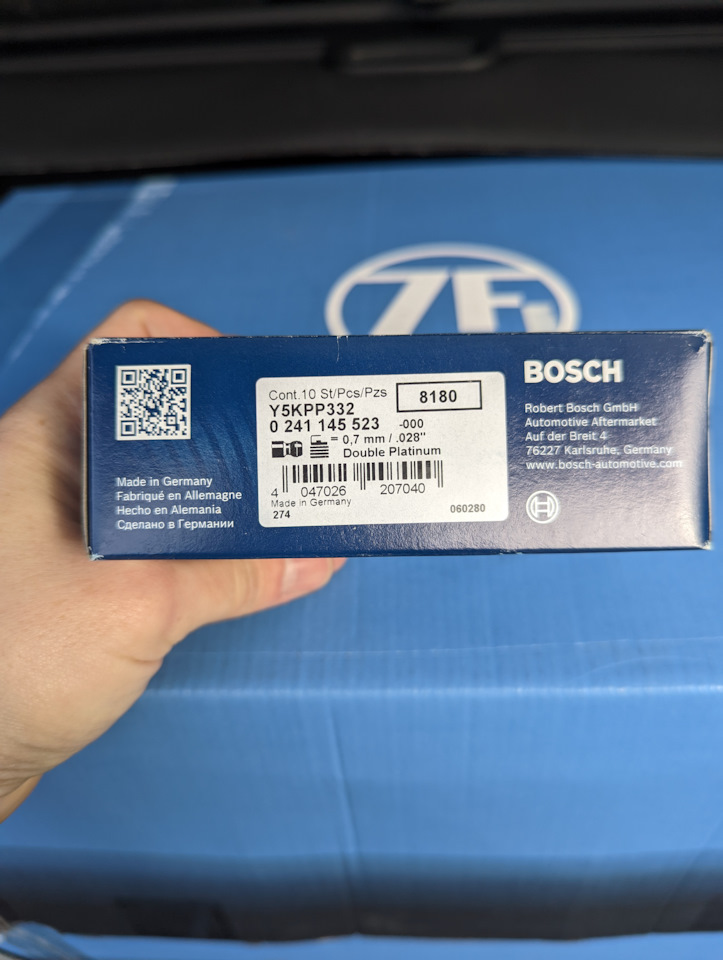 0241145523 СВЕЧА ЗАЖИГАНИЯ Y5KPP332 (0.7), 1ШТ BOSCH | Запчасти на DRIVE2