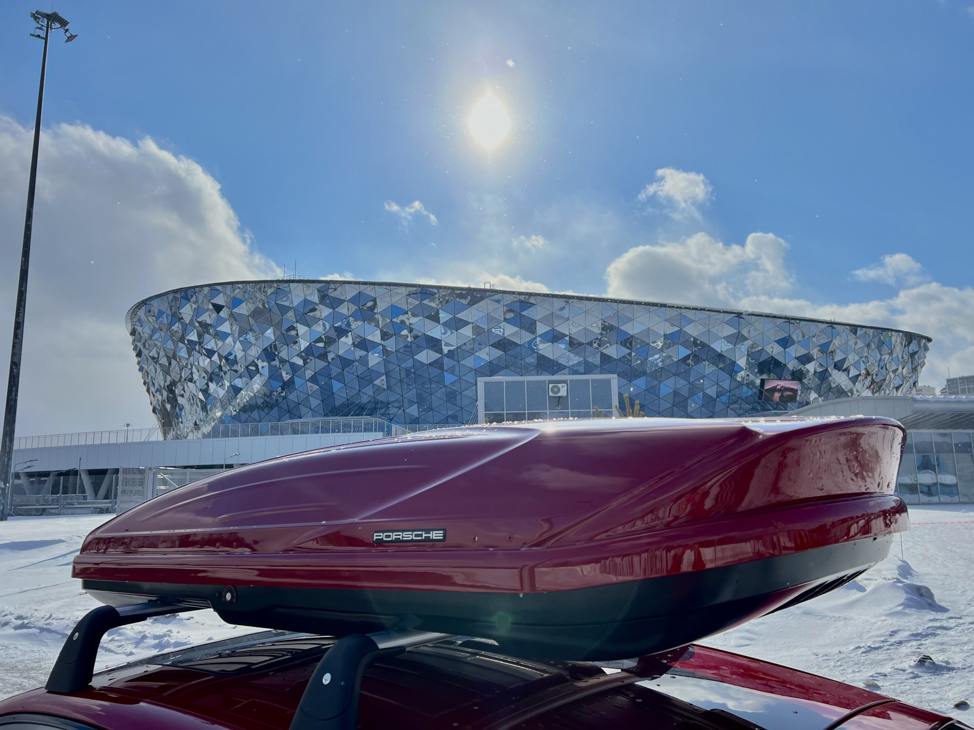 Roof Box / Carmine Red — Porsche Panamera (1G) 970, 3 л, 2015 года ...