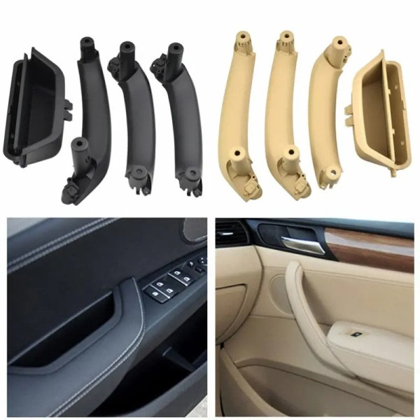 Комплект накладок ручек салона BMW X3 F25, X4 F26 Черные Carbon ...