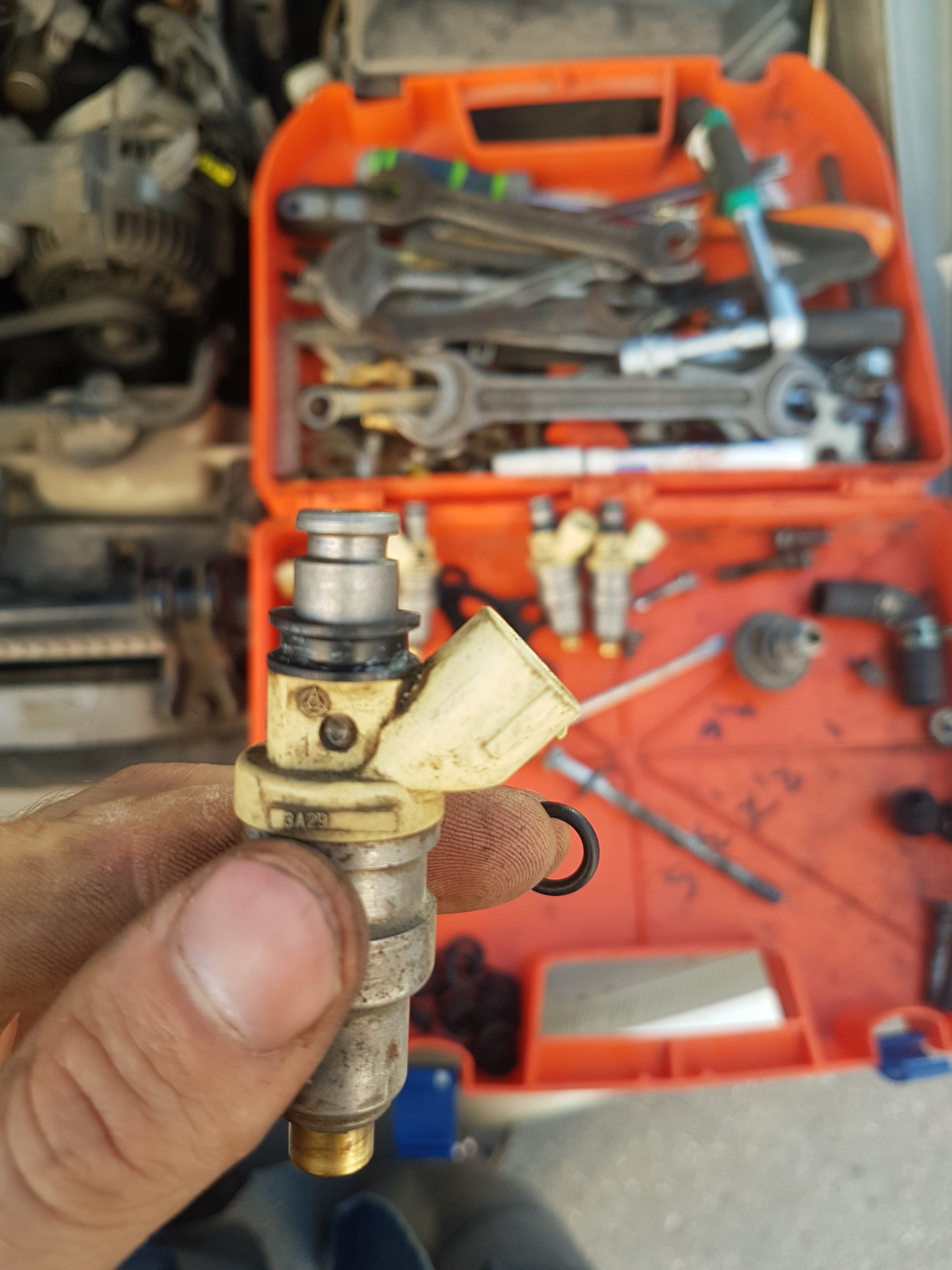 Уплотнения форсунок. — Toyota Cresta (90), 2 л, 1993 года | своими ...