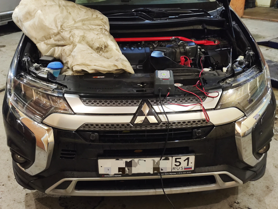 Подготовился к зиме… — Mitsubishi Outlander (3G), 3 л, 2018 года ...