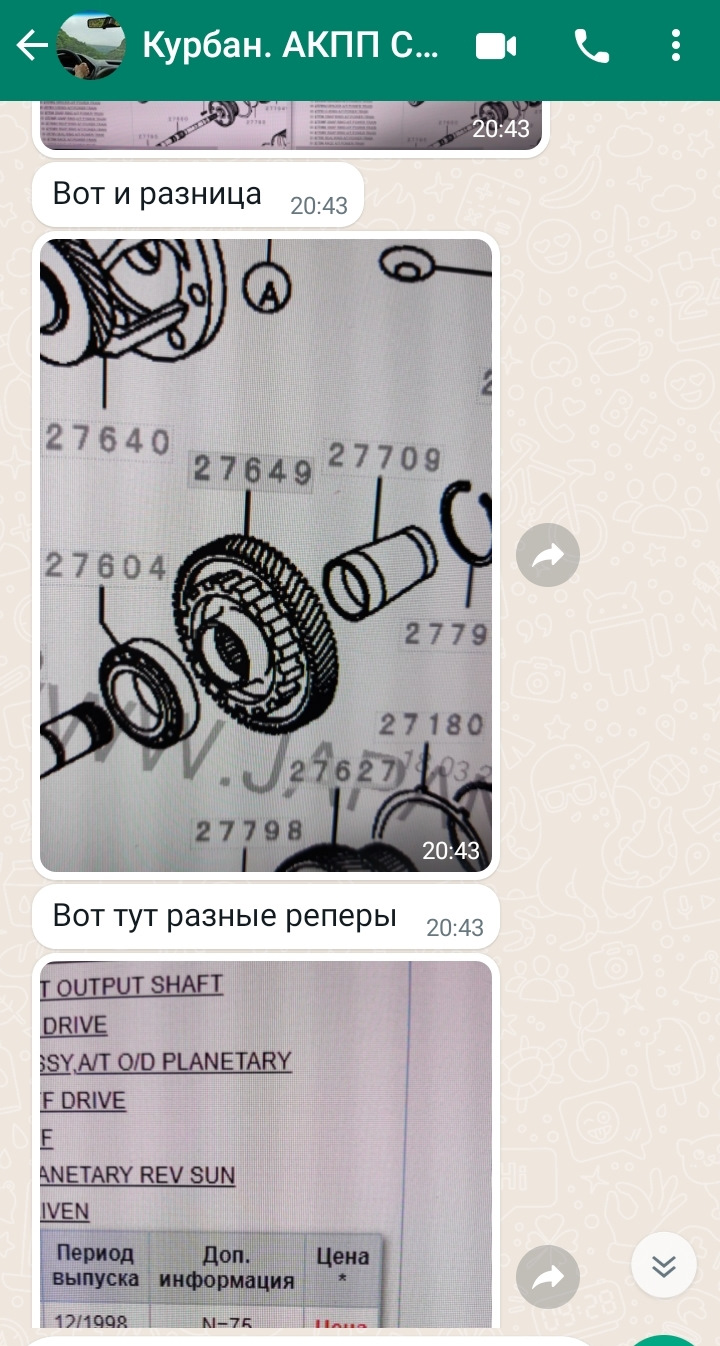 Замена АКПП «Мицубиси Галант» 8 usa: F4A42-К2-M6B на F4A42-К2-J6B ...