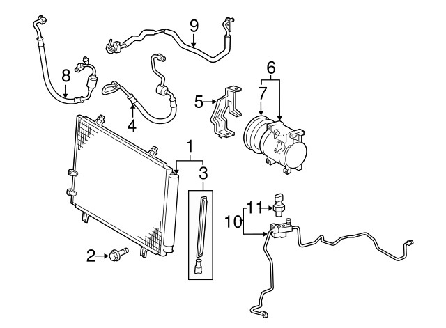 8831033250 Компрессор кондиционера TOYOTA LEXUS | Запчасти на DRIVE2