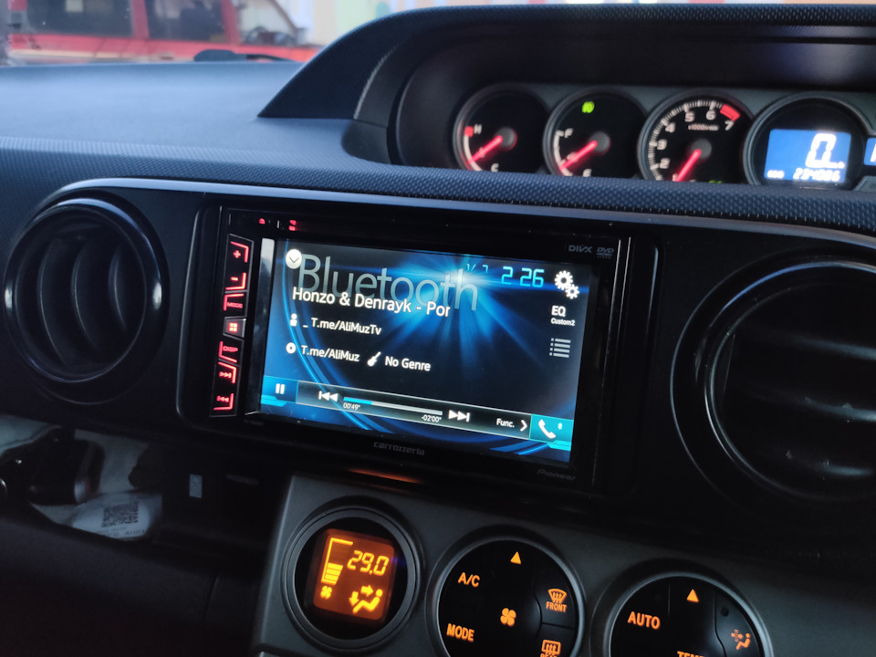 Поставил carrozzeria fh 7100 — Toyota Corolla Rumion, 1,8 л, 2008 года ...