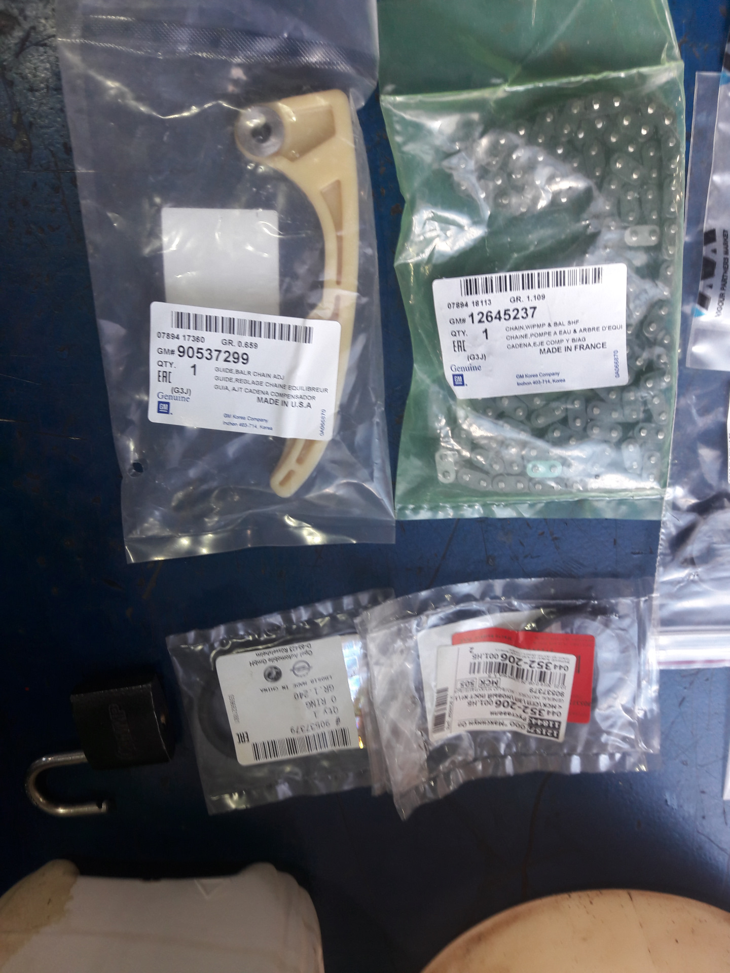 Замена цепи ГРМ A20NFT (LDK). Часть 2. Запасные части — Opel Insignia ...