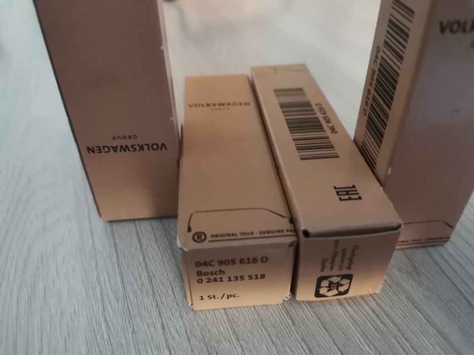 Свечи 04C905616D — Volkswagen Caddy (4G), 1,6 л, 2019 года | запчасти ...