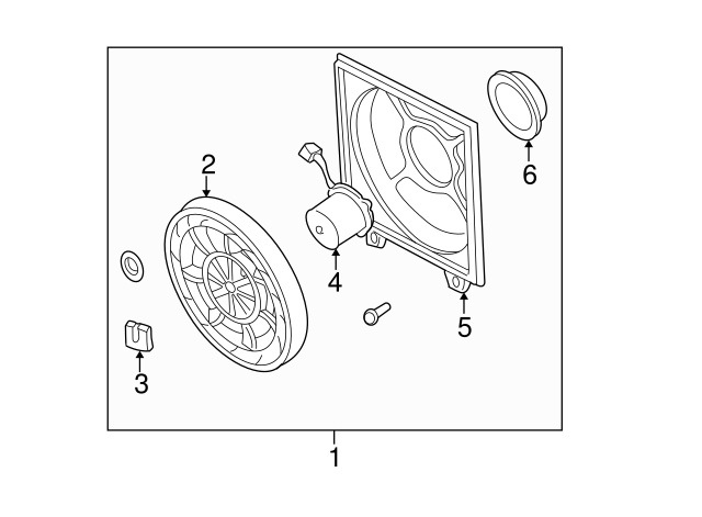 9773525000 Кожух вентилятора кондиционера акпп KIA HYUNDAI | Запчасти ...