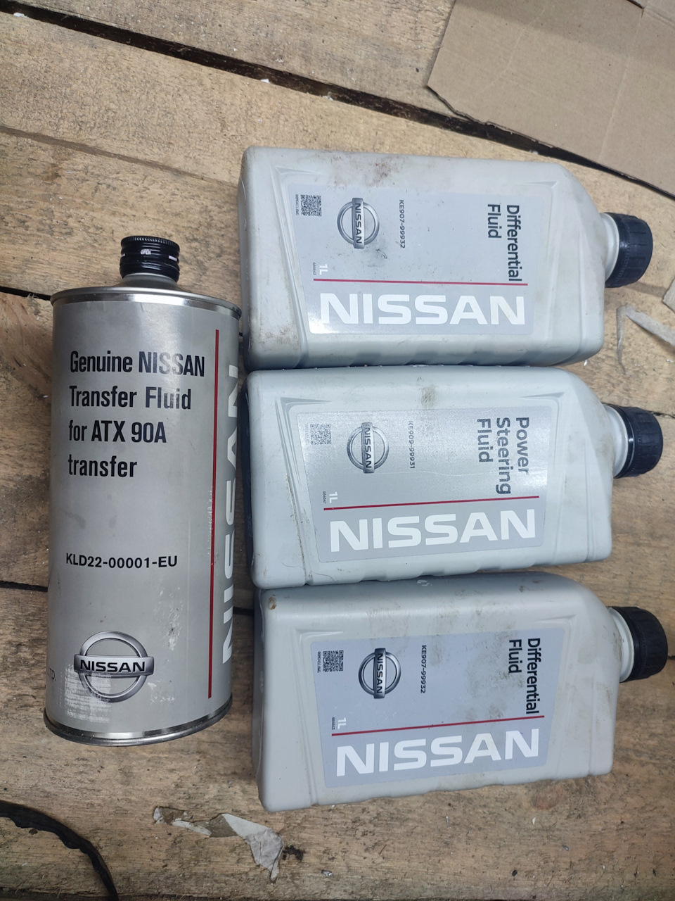 KLD2200001EU МАСЛО ТРАНСМИССИОННОЕ Transfer Fluid ATX90A NISSAN ...