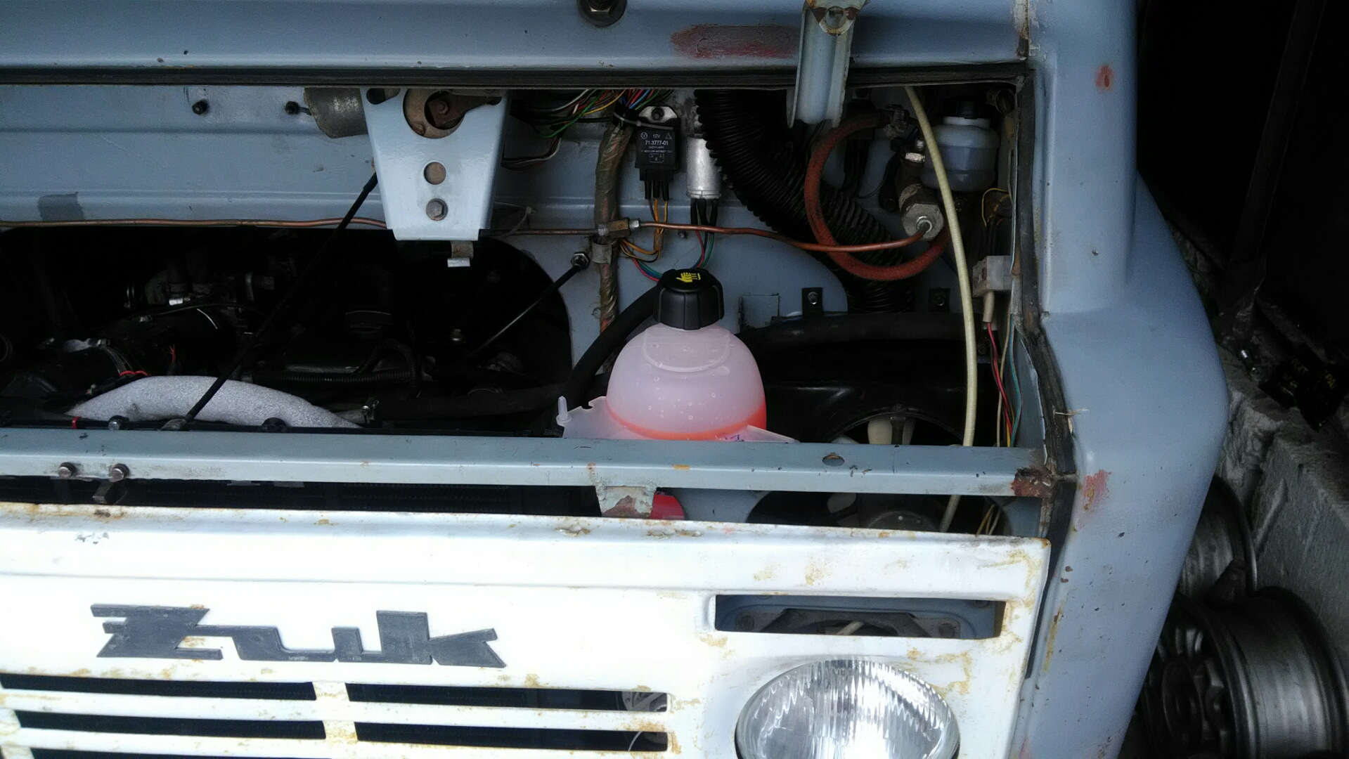 Новый бачок ож, ремонт радиатора — FSO Zuk, 2,1 л, 1989 года | своими руками | DRIVE2