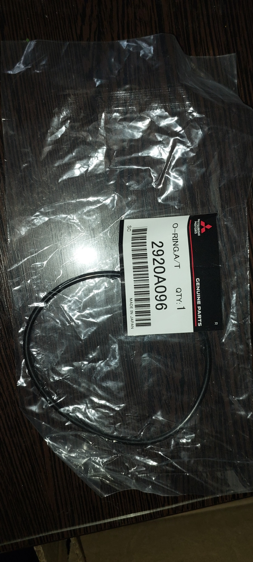 2920A096 КОЛЬЦО УПЛОТНИТЕЛЬНОЕ Mitsubishi | Запчасти на DRIVE2