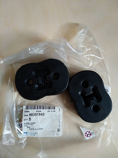 96351543 Резинка крепления глушителя зад/сред часть GM | Запчасти на DRIVE2