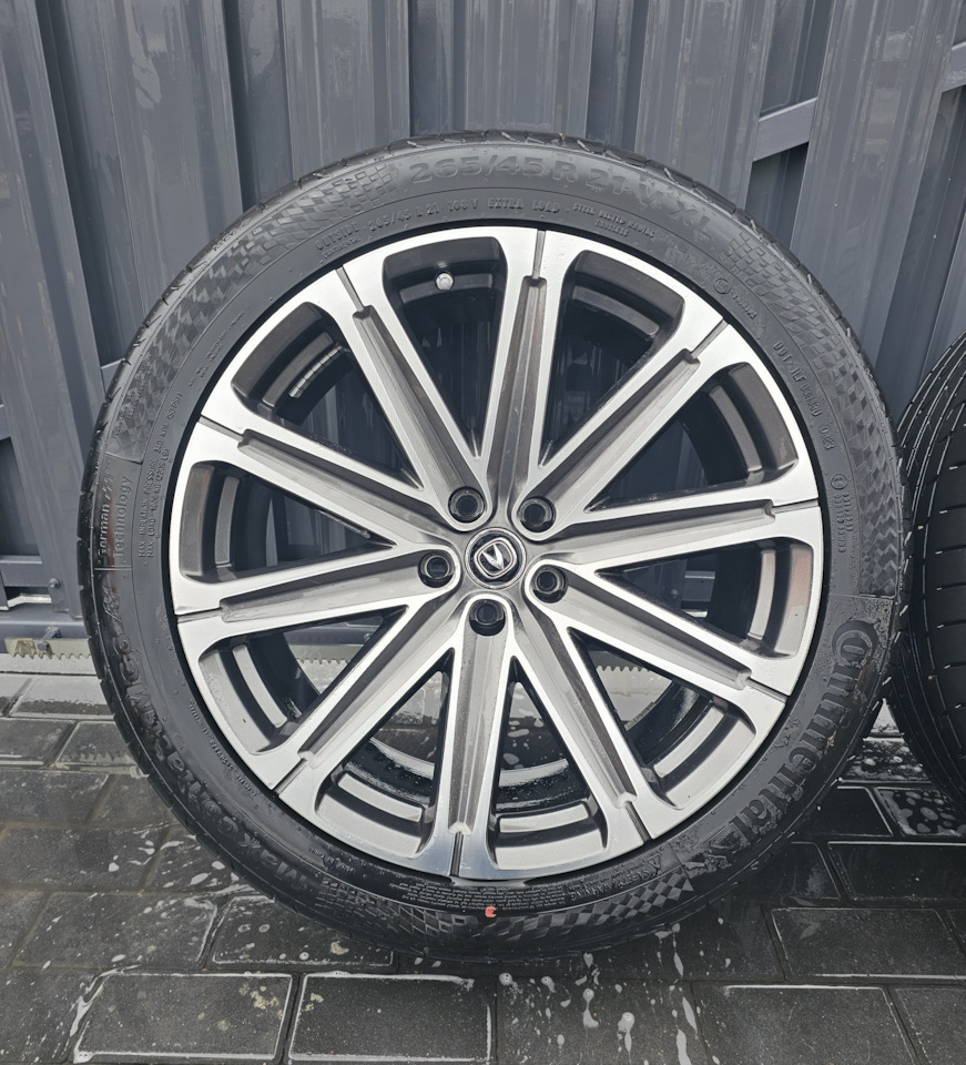 Шины летние Continental 265/45 R21, литые диски Changan 9Jx21 ET35 ...