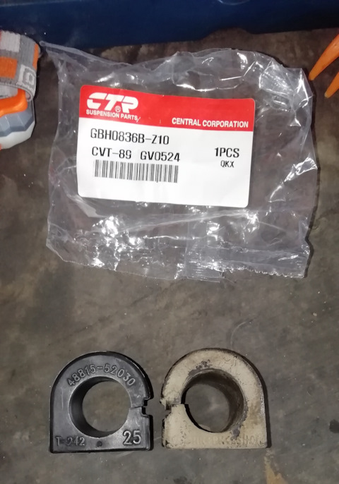 GV0524 Втулка стабилизатора передняя (правая/левая) CTR | Запчасти на ...
