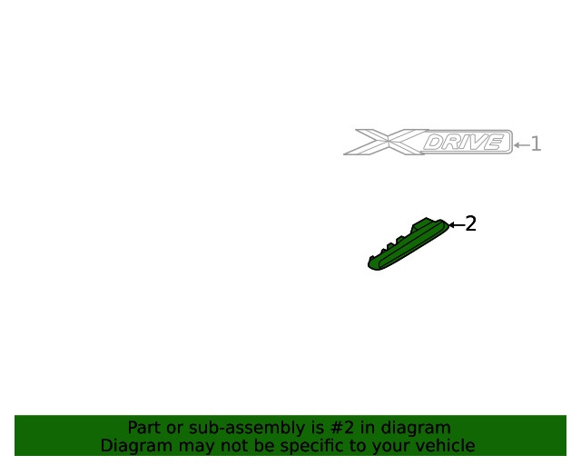 51137336647 Декоративная накладка крыла Л Пд BMW | Запчасти на DRIVE2