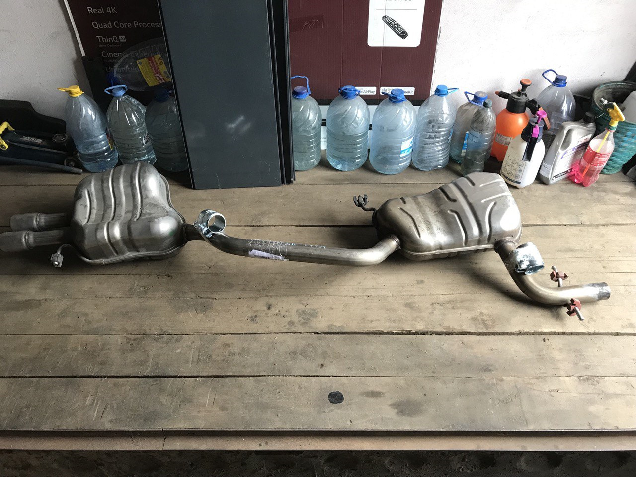 Замена глушителя Octavia a5 1.8 tsi — Skoda Octavia A5 Mk2, 1,8 л, 2011 ...