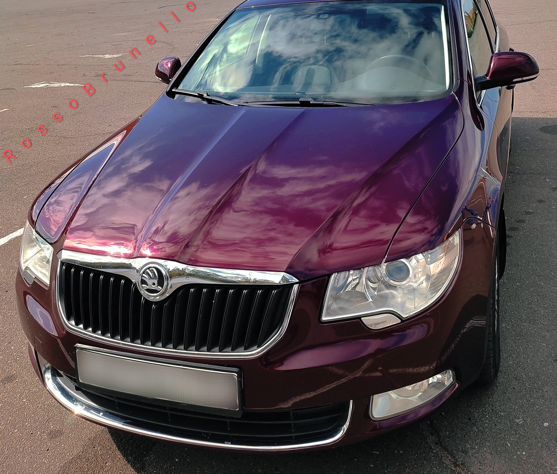 Rosso Brunello 🌹🍷 — Skoda Superb Mk2, 1,8 л, 2010 года | другое | DRIVE2