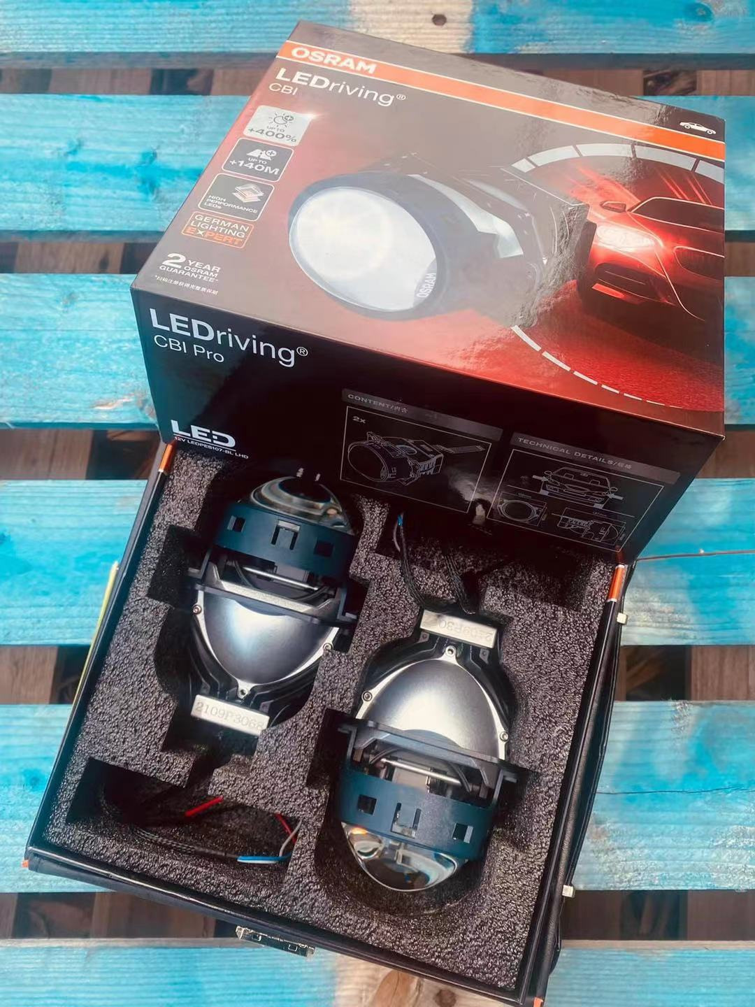 OSRAM bi led lens — Ford Focus Hatchback II, 1,8 л, 2006 года | тюнинг ...