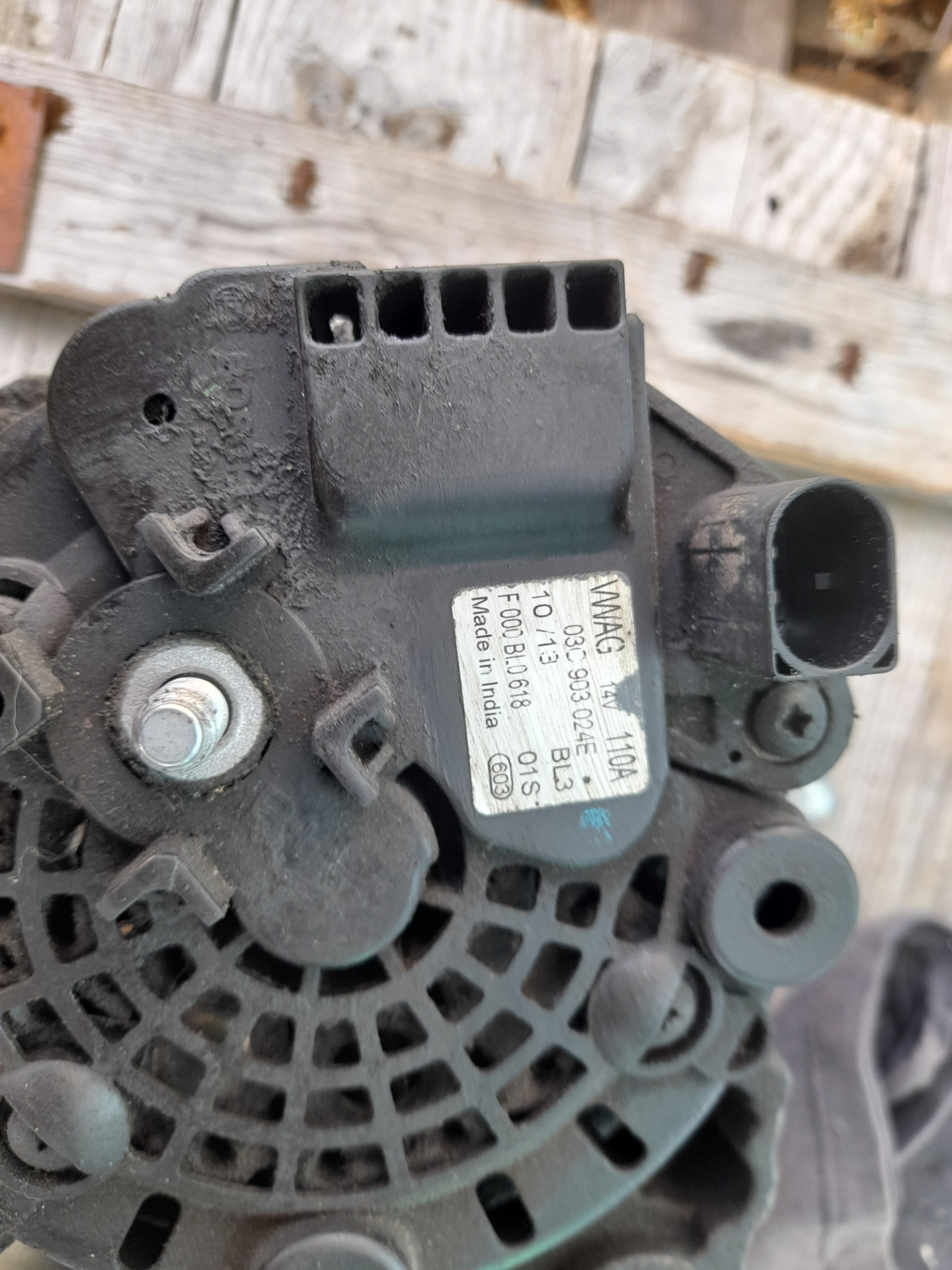 Генератор 140А — Volkswagen Polo Sedan, 1,6 л, 2013 года | электроника ...