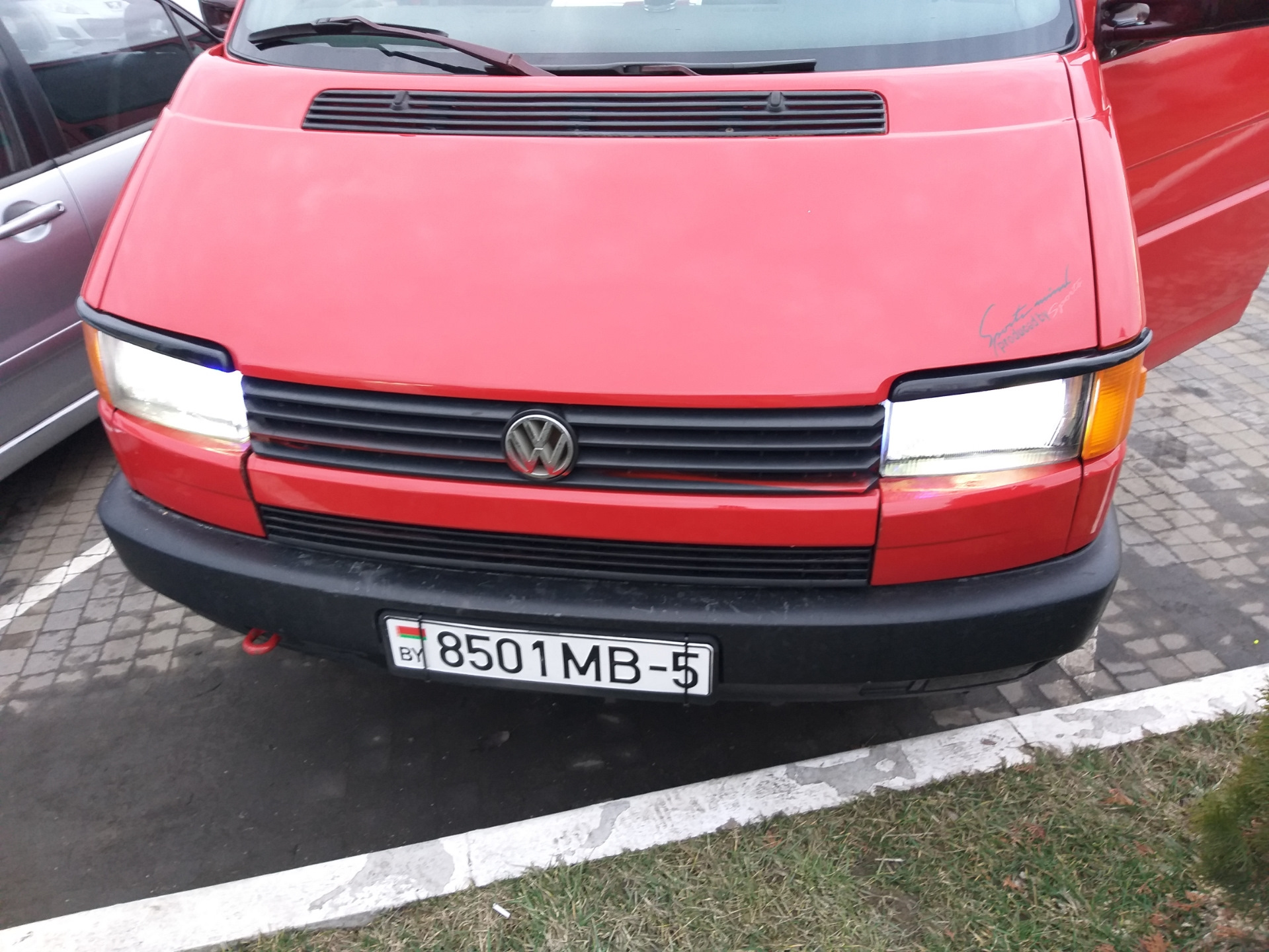 Led в фары — Volkswagen Transporter T4, 2,4 л, 1990 года | стайлинг ...