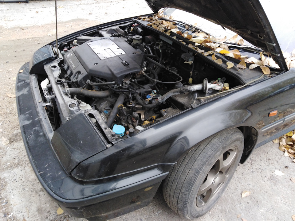 Осень настала, холодно стало(шпиёны не дремлют) — Honda Prelude (BA4/BA5), 2 л, 1989 года ...