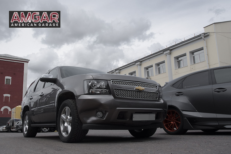 Выправление и покраска бампера Chevrolet Tahoe — AMGAR на DRIVE2