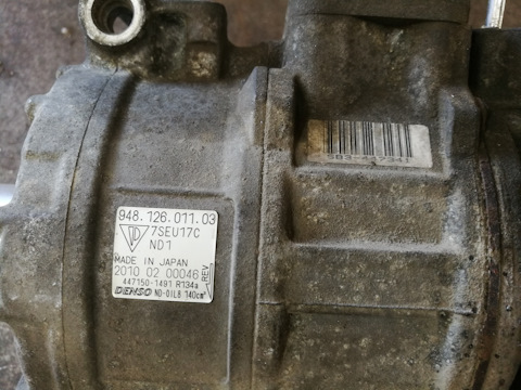 94812601103 КОМПРЕССОР, КОНДИЦИОНЕР VAG | Запчасти на DRIVE2