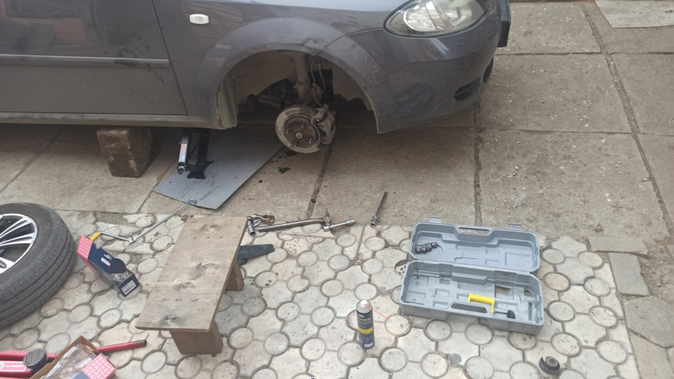 Рулевые наконечники — Chevrolet Lacetti 5D, 1,4 л, 2012 года | плановое ...