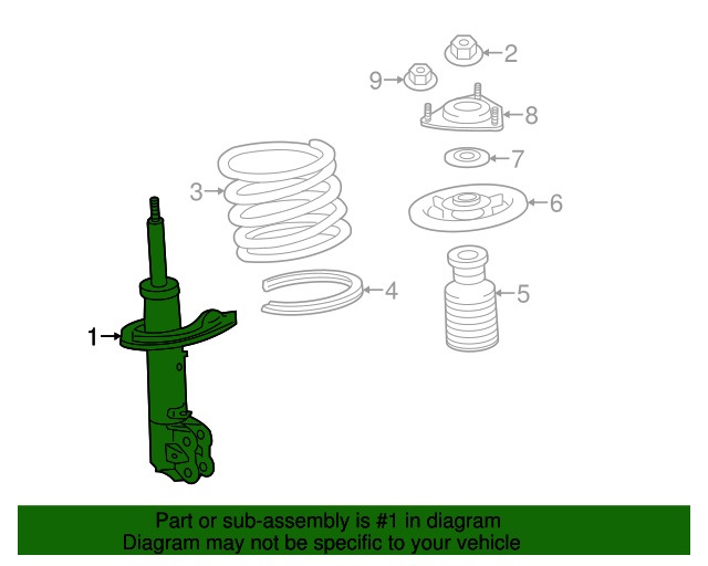 4060A474 СТОЙКА АМОРТИЗАТОРА ПЕРЕДНЕЙ ПОДВЕСКИ.ПР Mitsubishi | Запчасти ...