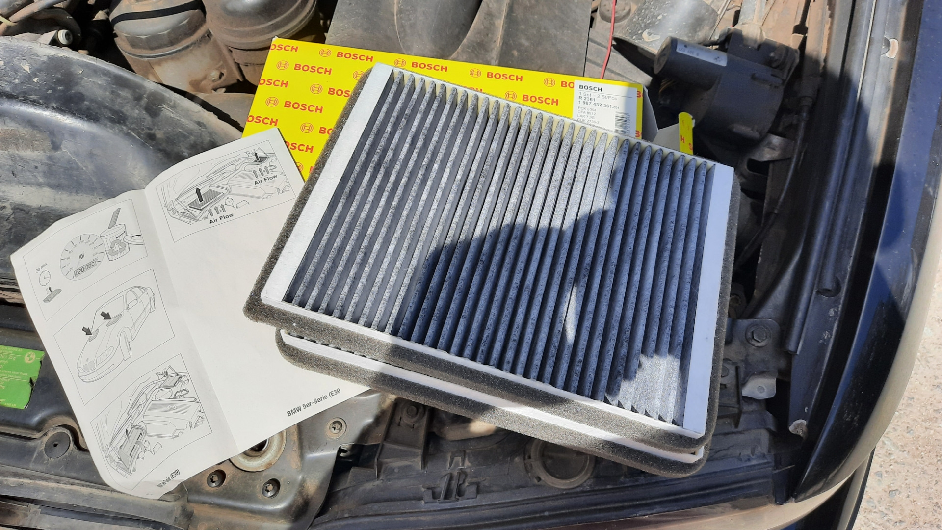 Замена свечных наконечников — BMW 5 series Touring (E39), 2,8 л, 1998 ...