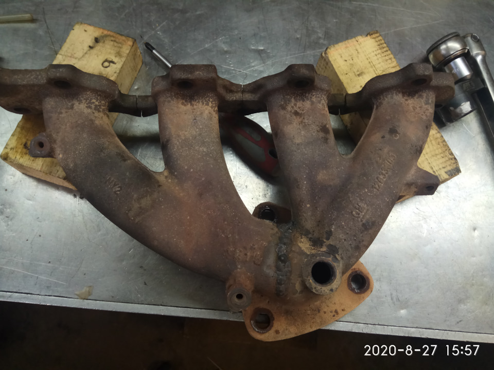 Катализатор? (Часть 3) замена выпускного коллектора — Chevrolet Captiva ...