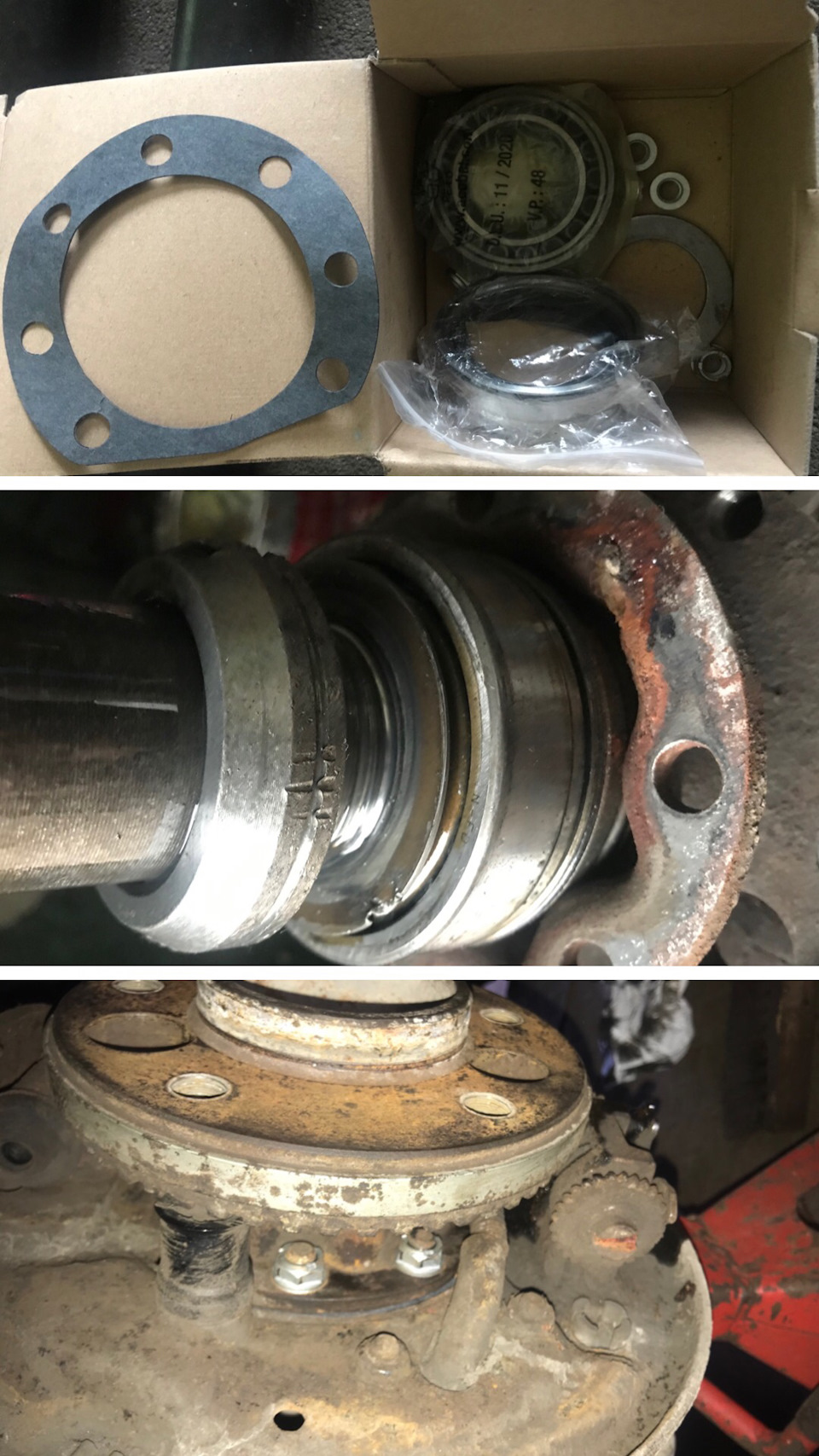 Подшипник ступицы-задний. — Mercedes-Benz G-Class (W463 1G), 3 л, 1998 ...