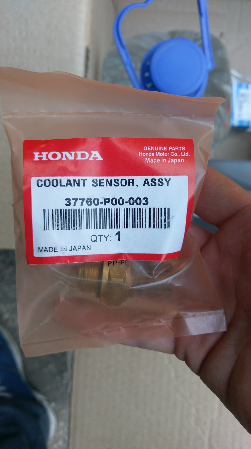 37760P00003 Термовыключатель, вентилятор радиатора Honda | Запчасти на ...