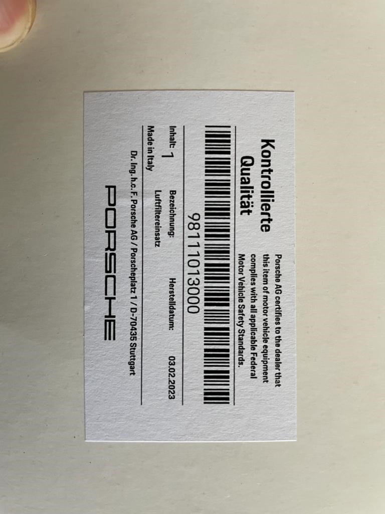 98111013000 Фильтр VAG | Запчасти на DRIVE2