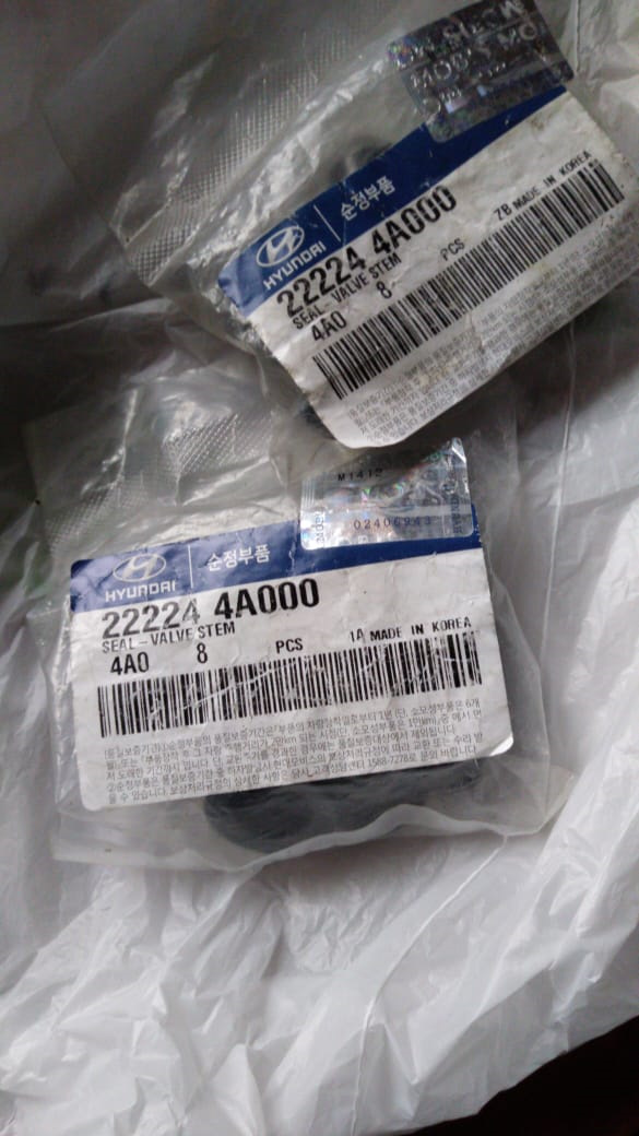 222244A000 МАСЛОСЪЕМНЫЙ КОЛПАЧОК КЛАПАНА ДВИГАТЕЛЯ KIA HYUNDAI ...