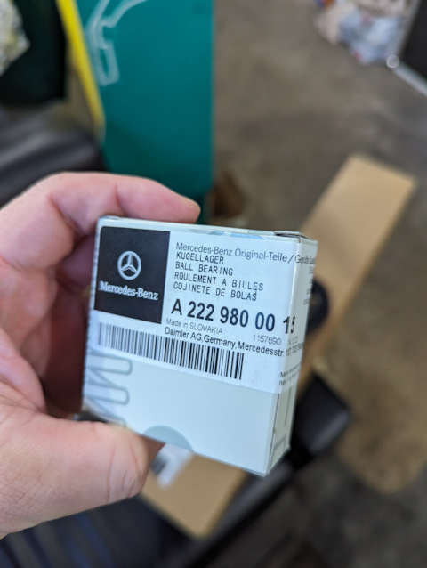 A2229800015 Подшипник шариковый полуоси моста Mercedes | Запчасти на DRIVE2