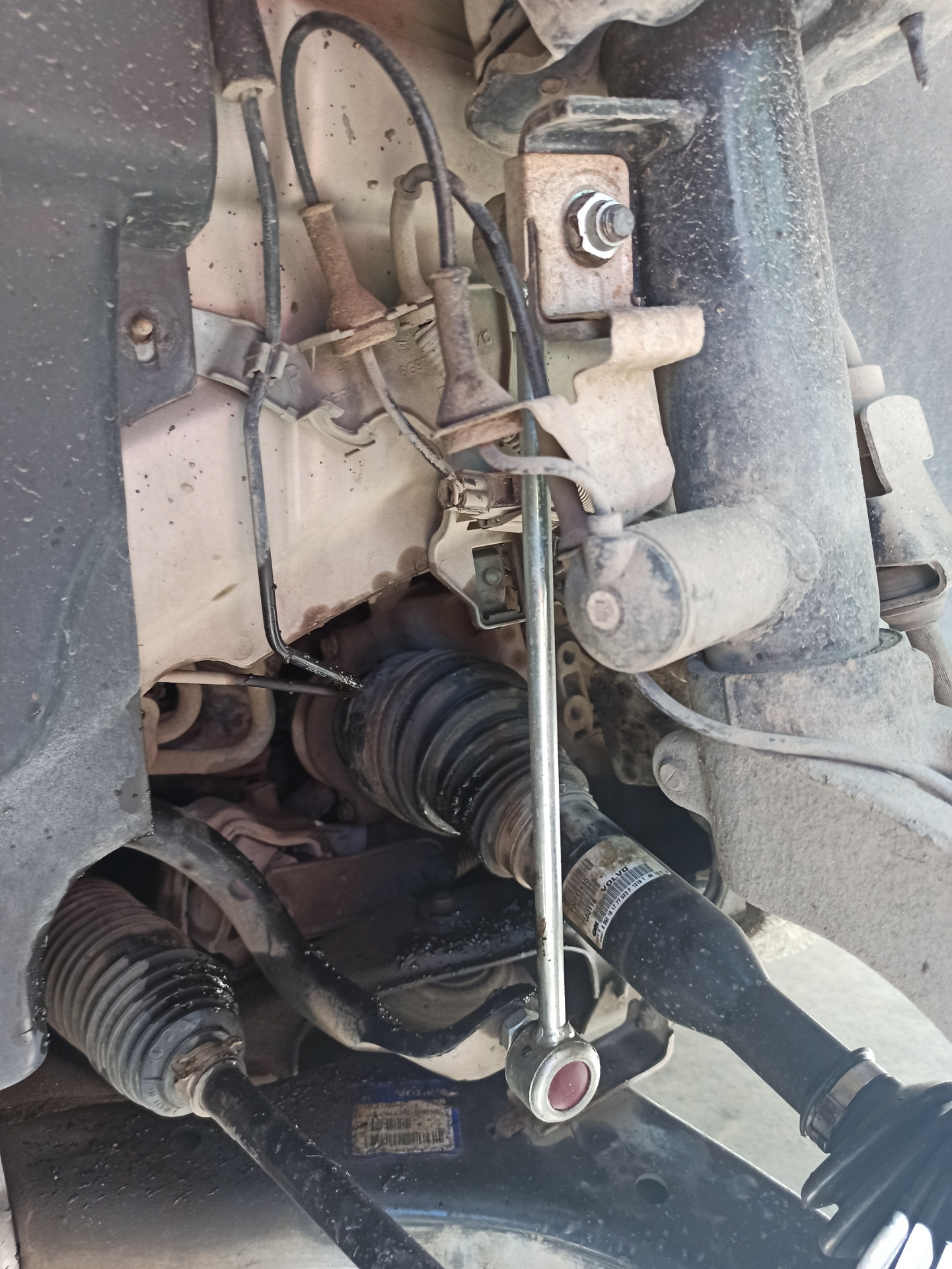 Полиуретановые стойки стабилизатора — Volvo XC70 III, 2,4 л, 2008 года ...
