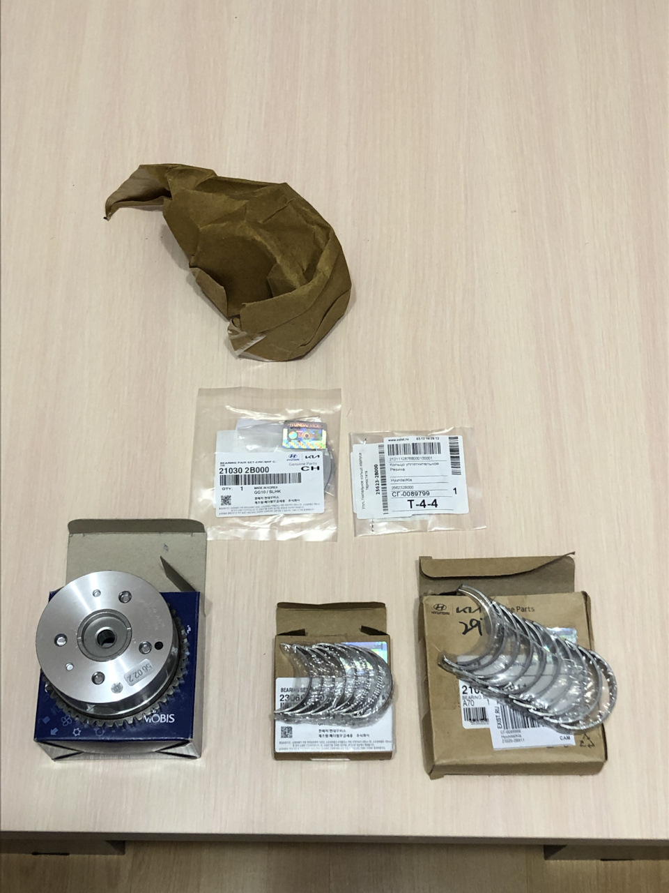 210302B000 ПОДШИПНИКИ СКОЛЬЖЕНИЯ ДЛЯ ВАЛОВ KIA HYUNDAI | Запчасти на DRIVE2