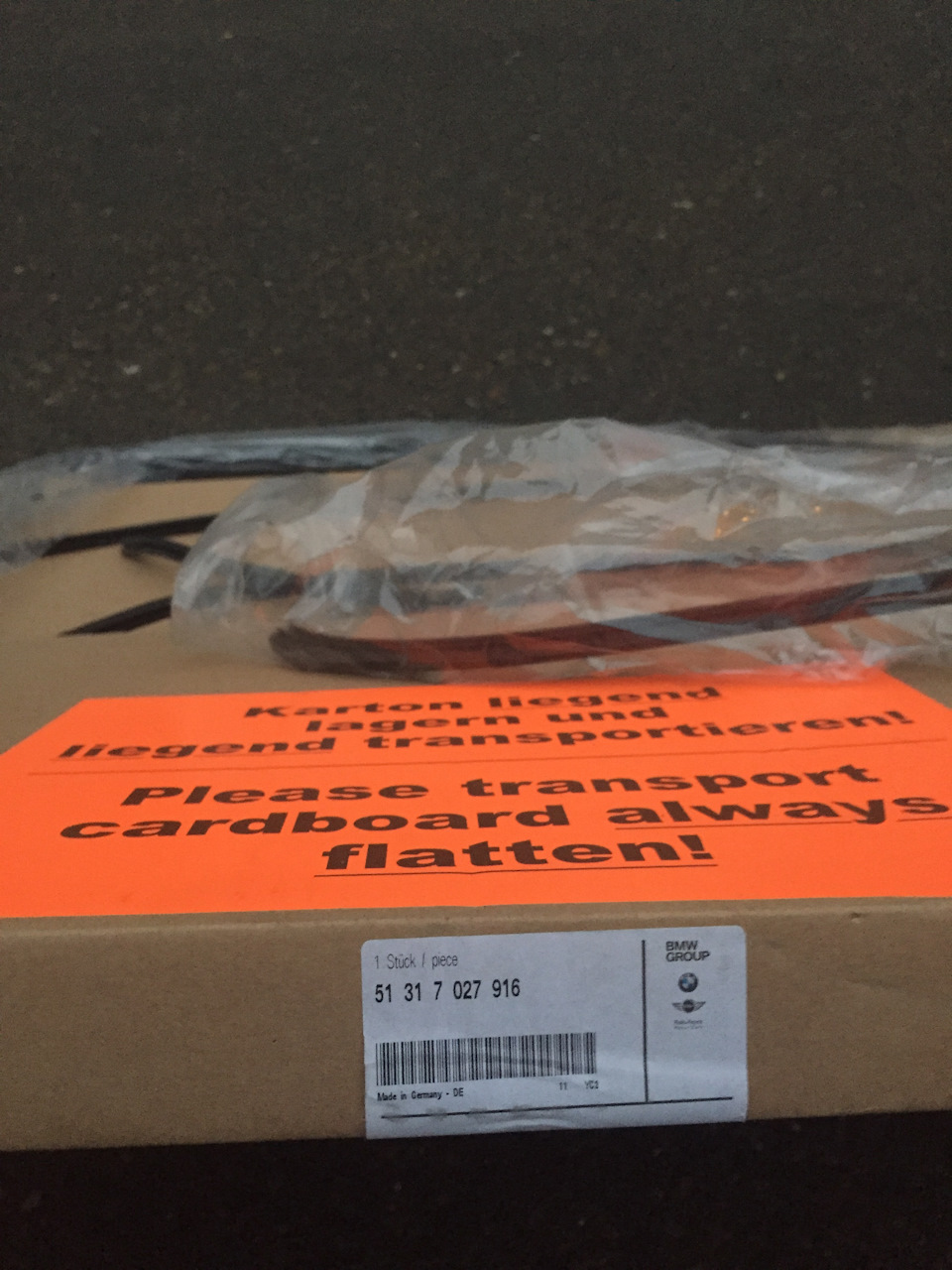 Щиток заднего стекла 51 31 7 027 916 — BMW 5 series (E60), 2,5 л, 2009 ...