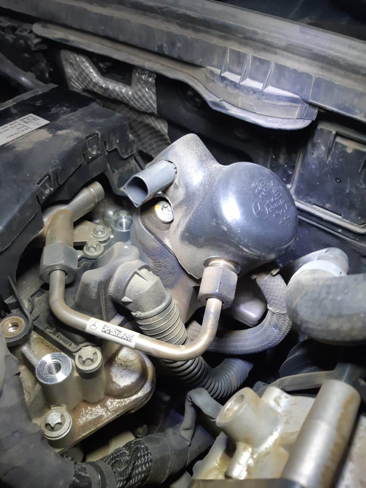 Шланги отхлебнули — Mercedes-Benz C-Class (W205), 1,6 л, 2016 года ...