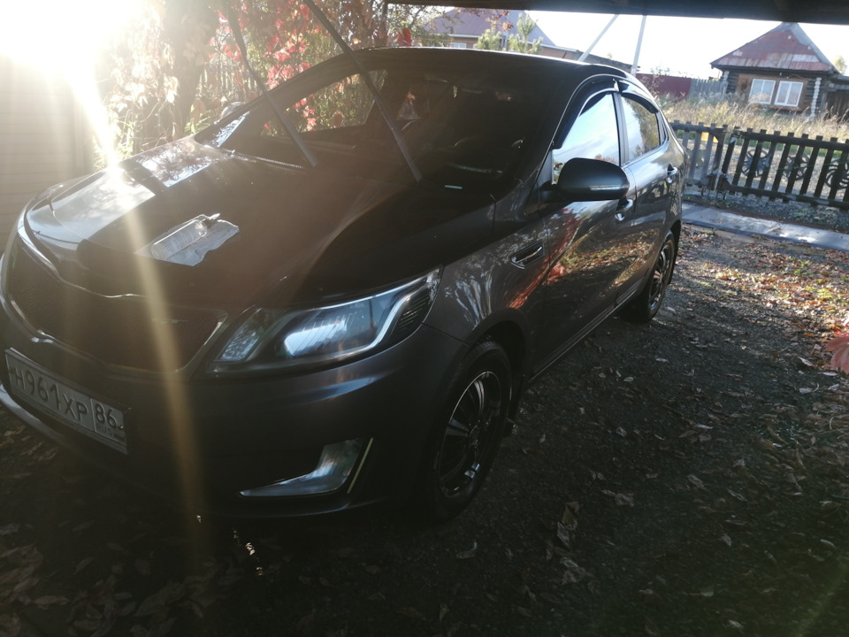 Антидождь. — KIA Rio (3G), 1,6 л, 2012 года | мойка | DRIVE2
