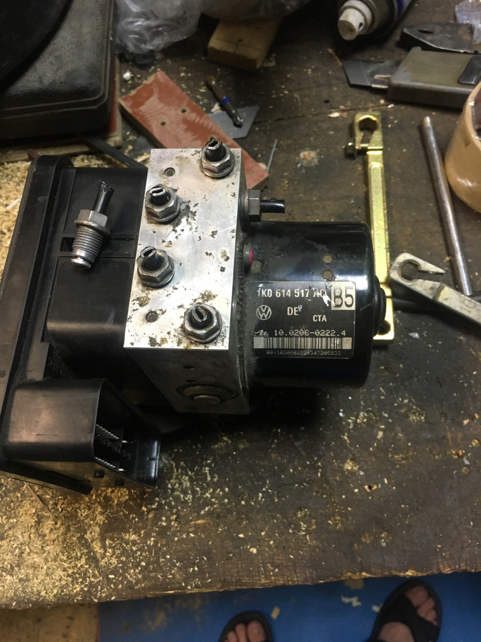 Замена блока ABS. Audi A3 8P — Audi A3 Sportback (8PA), 2 л, 2007 года ...